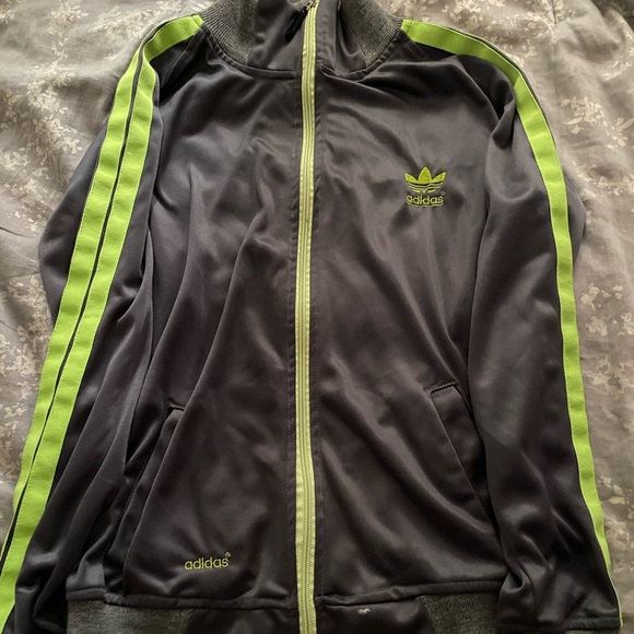adidas | Tops | Adidas Grey Track Jacket | Poshmark